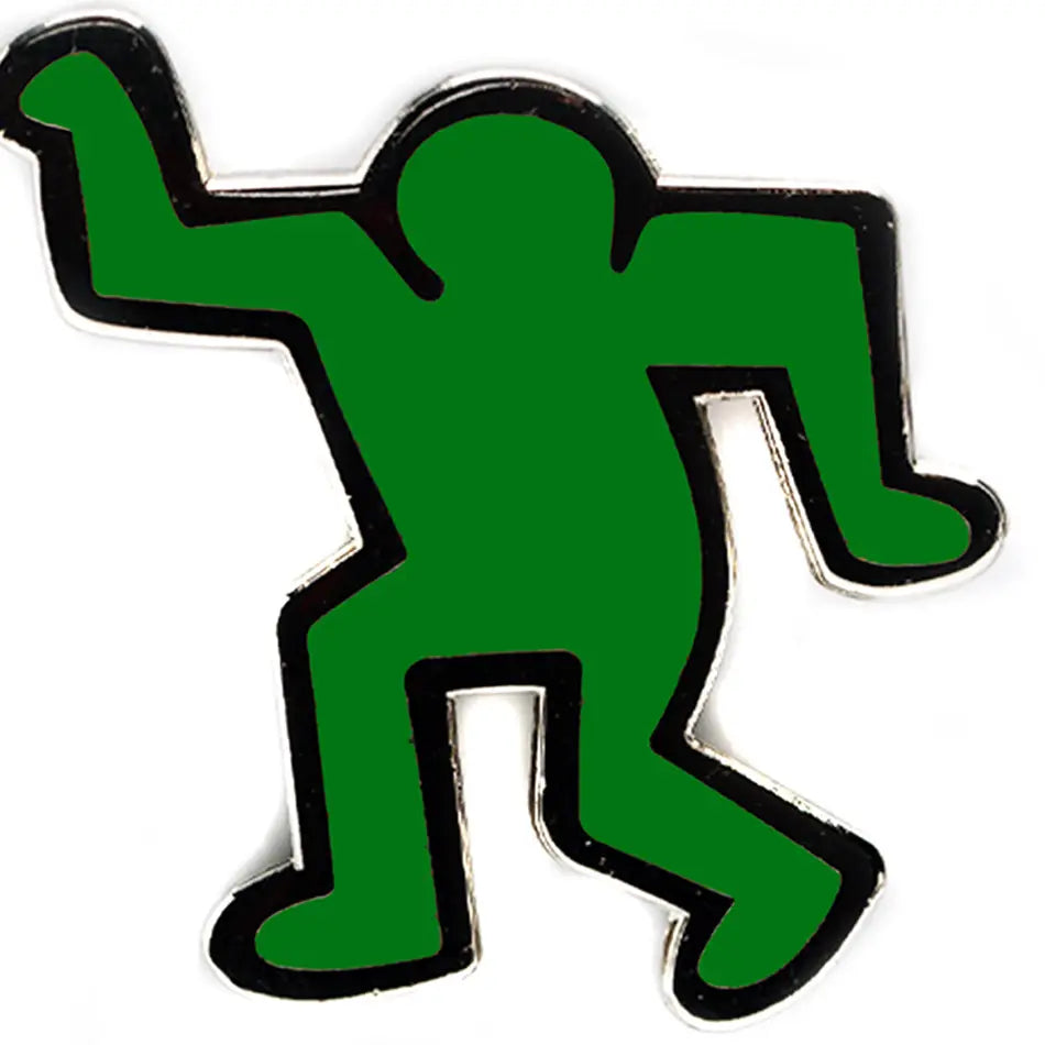 Keith Haring Dancing Man Pin – Beat Street Records