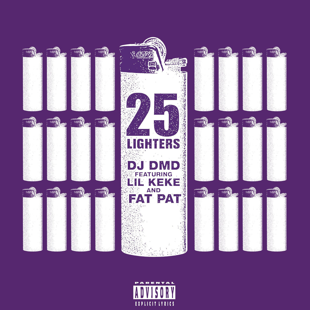 DJ DMD feat Lil Keke And Fat Pat - 25 Lighters 7-Inch – Beat Street Records