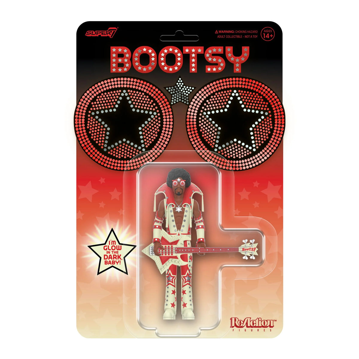 Bootsy Collins ReAction Figures Wave 3 Bootsy Collins (Glow) – Beat ...