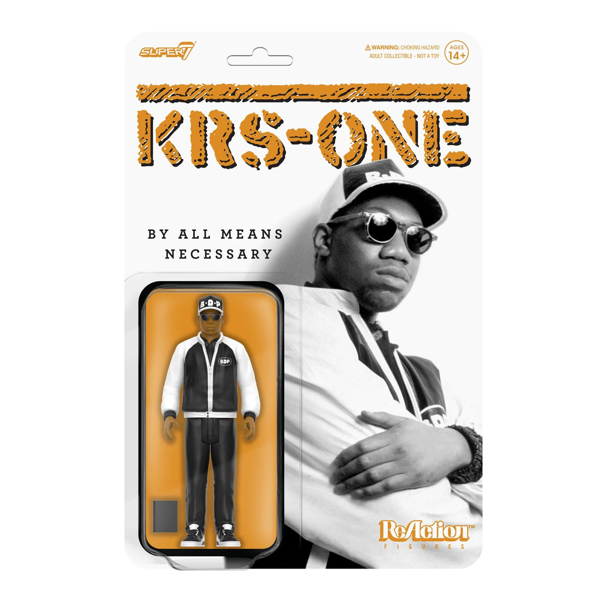 KRS-One ReAction Figures Wave 1 KRS-One (By All Means Necessary BDP ...
